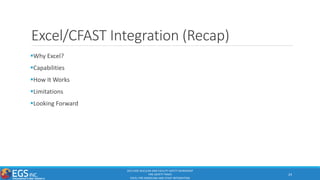 Excel Fire Modeling and CFAST Integration_Handout | PDF