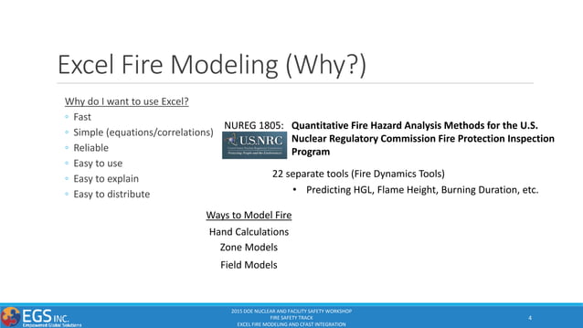 Excel Fire Modeling and CFAST Integration_Handout | PDF