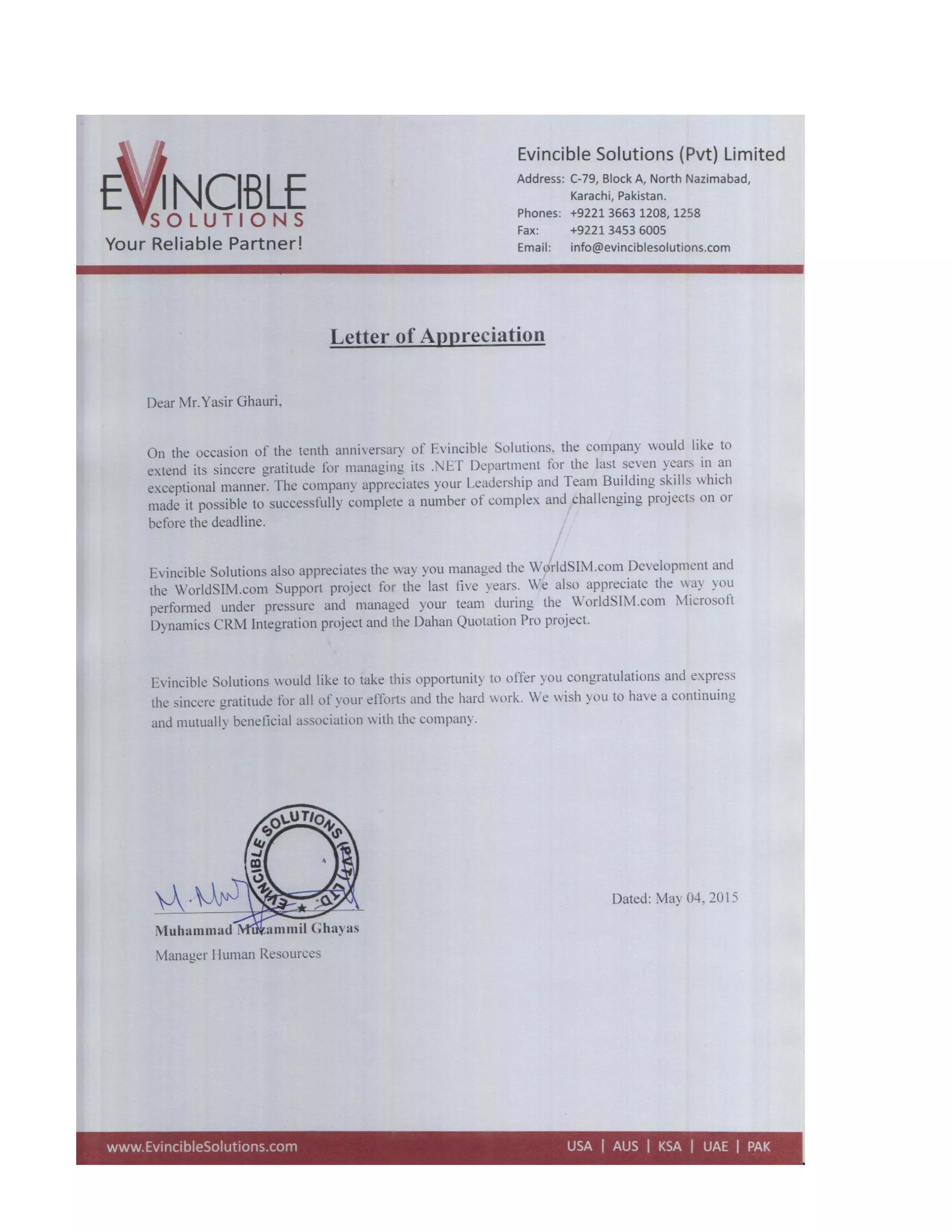 Resume_YasirGhauri_HOD | PDF