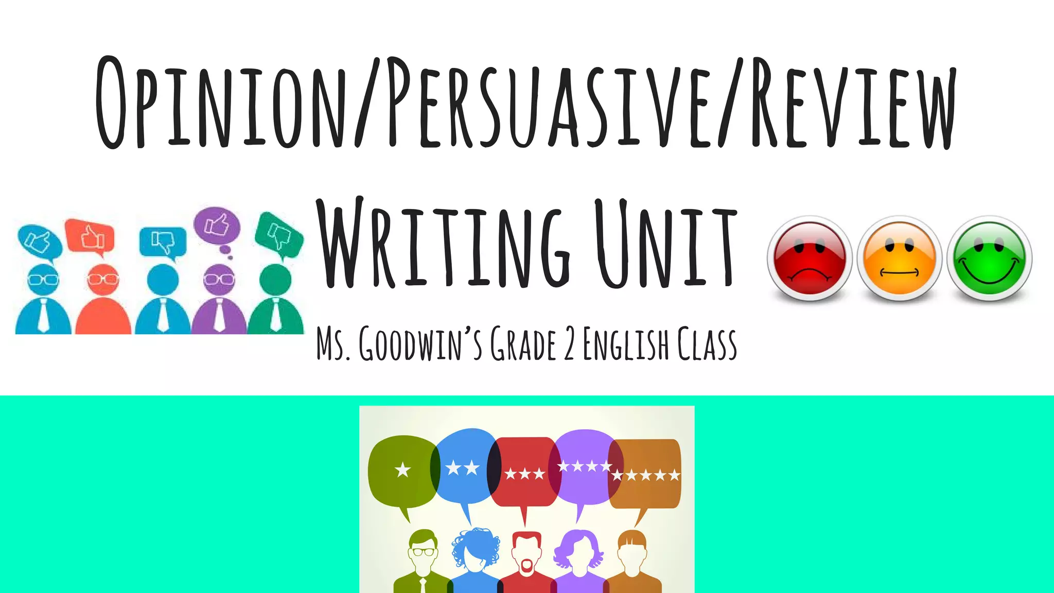 Sample Google Slide Writing Unit | PPT
