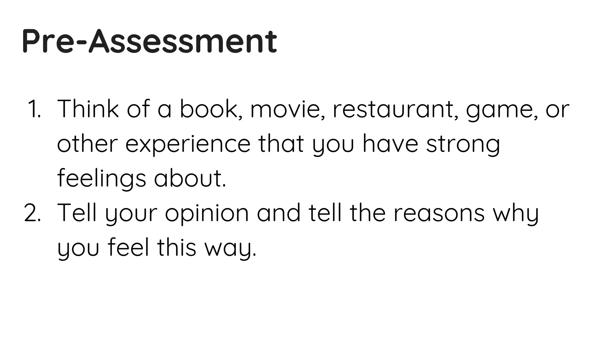 Sample Google Slide Writing Unit | PPT