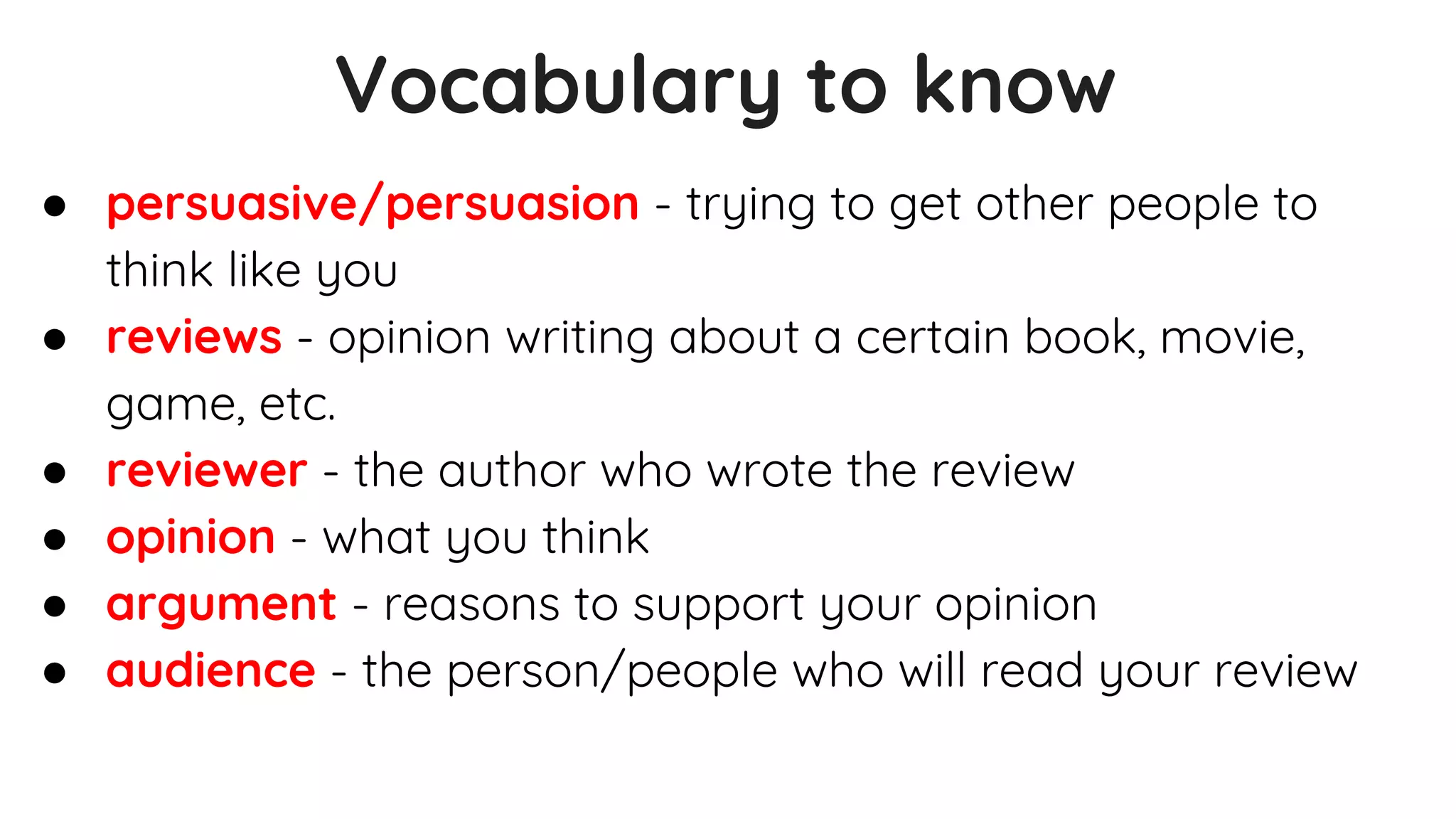 Sample Google Slide Writing Unit | PPT