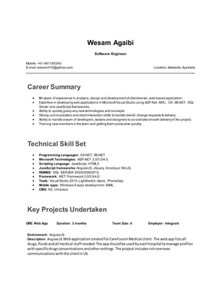 Wesam Mortagi - Australia | DOCX