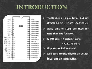 8051 pin description | PPTX