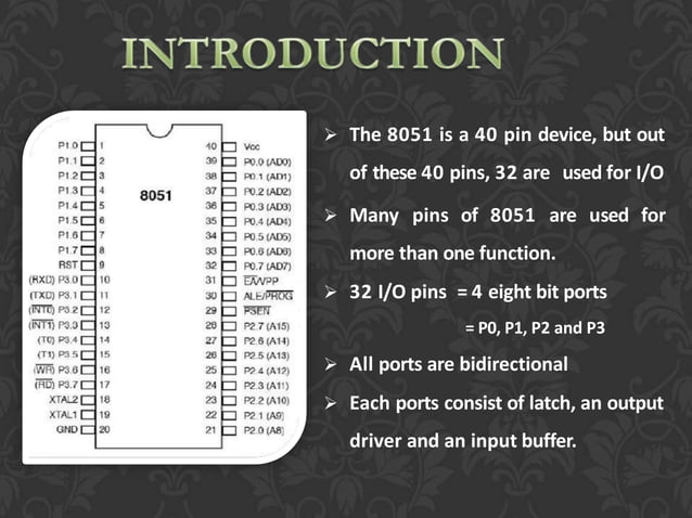 8051 pin description | PPT | Free Download