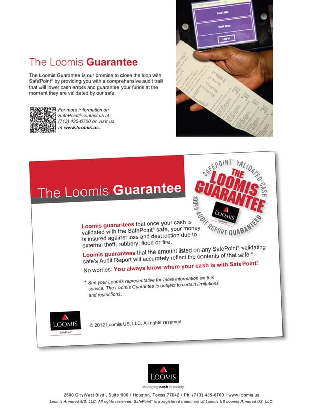 Loomis - SafePoint Reporting - 2013 | PDF