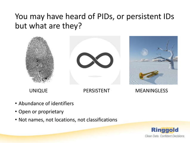Persistent Identifiers - The 5 Things You Need To Know | PPT