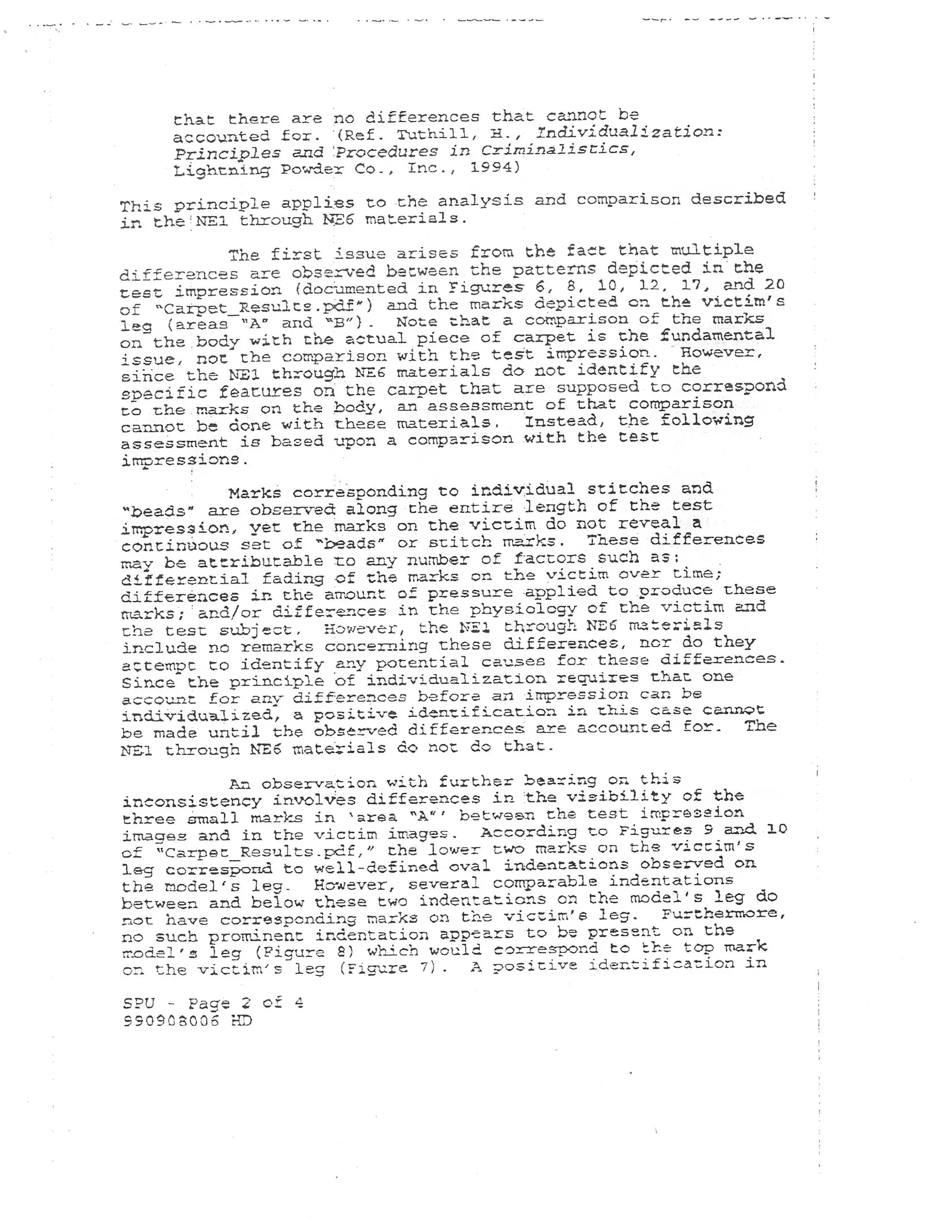 FBI Special Photographic Unit - Letter to DA Birgit Fladager | PDF