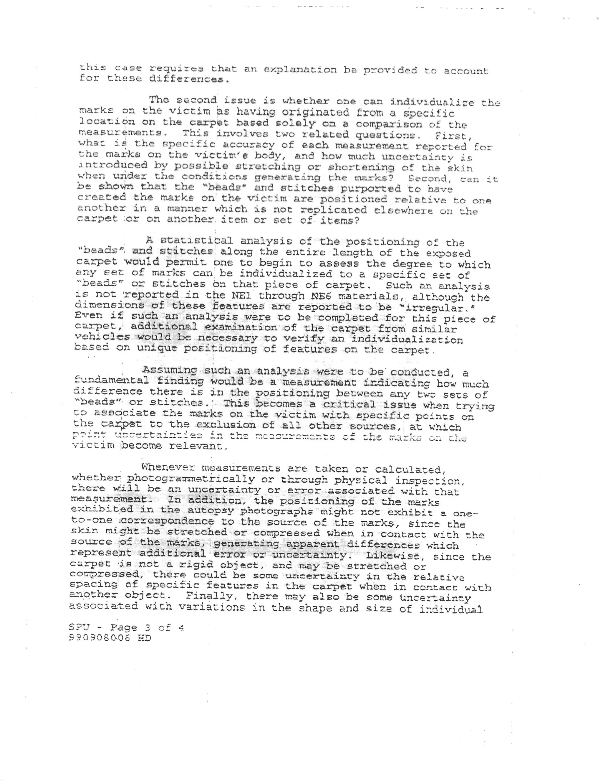 FBI Special Photographic Unit - Letter to DA Birgit Fladager | PDF