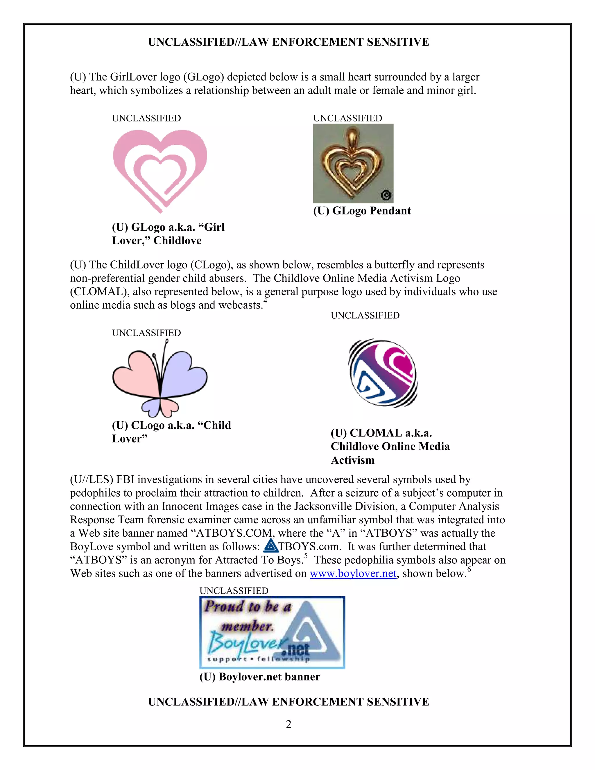 Pedophile Symbols | PDF