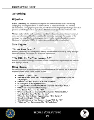 FBI Campaign Booklet | PDF