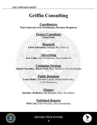FBI Campaign Booklet | PDF