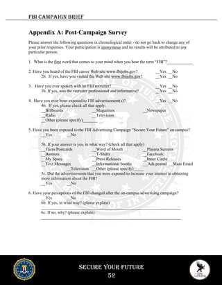 FBI Campaign Booklet | PDF