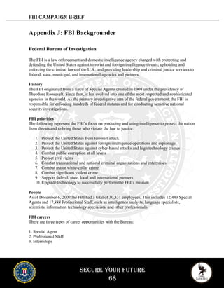 FBI Campaign Booklet | PDF