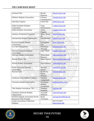 FBI Campaign Booklet | PDF