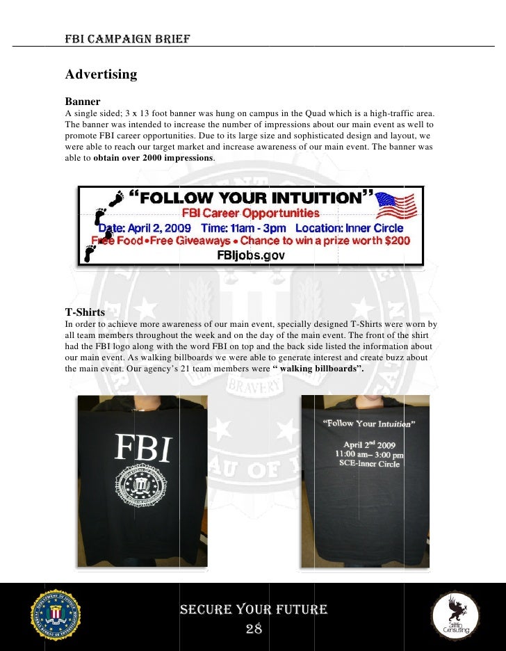 FBI Campaign Booklet