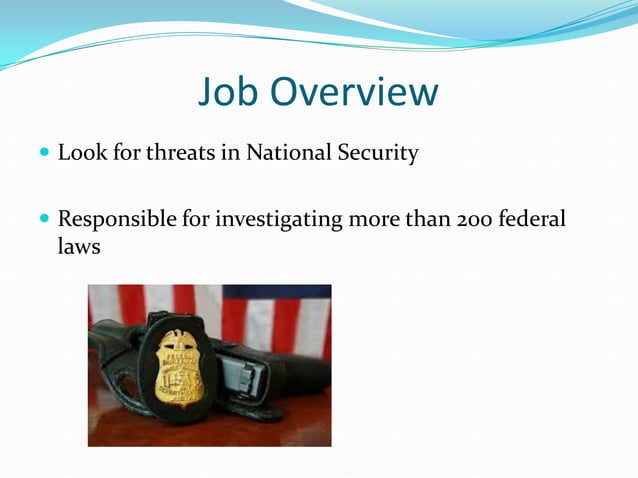 Fbi agent power point presentation | PPTX