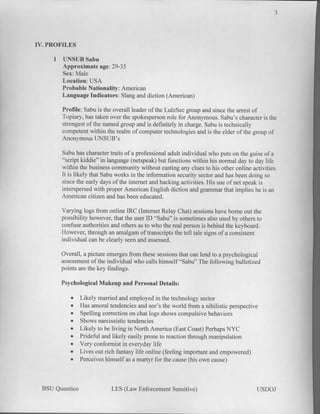 Fbi anonymous | PDF | Social Networking | Internet