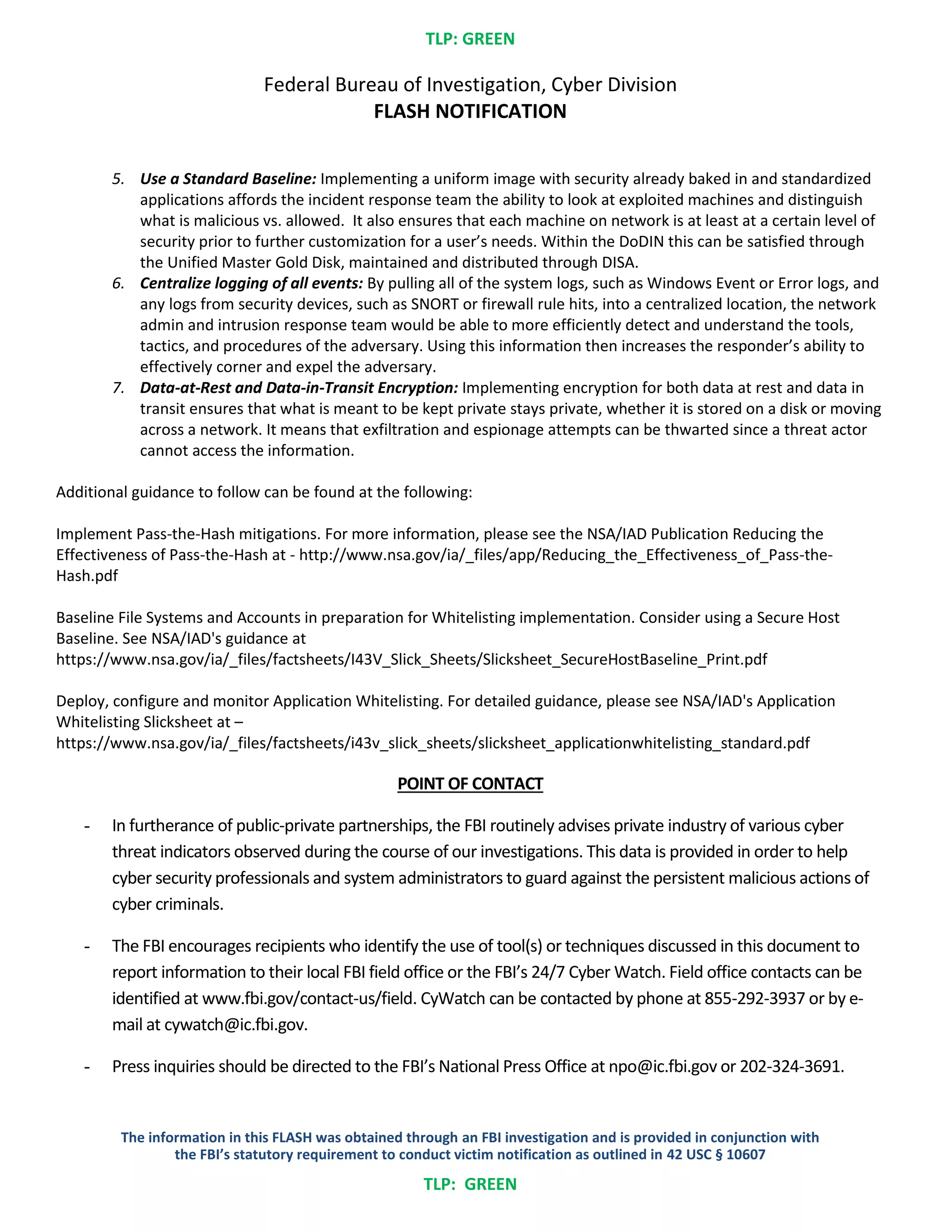 Fbi cyber division bulletin on tools reportedly used by opm hackers | PDF