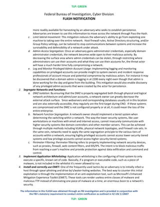 Fbi cyber division bulletin on tools reportedly used by opm hackers | PDF