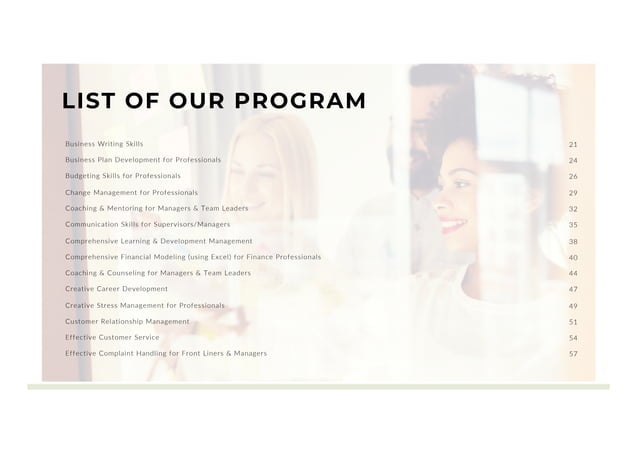 Foster & Bridge Indonesia 2020 - Training Directory | PPT