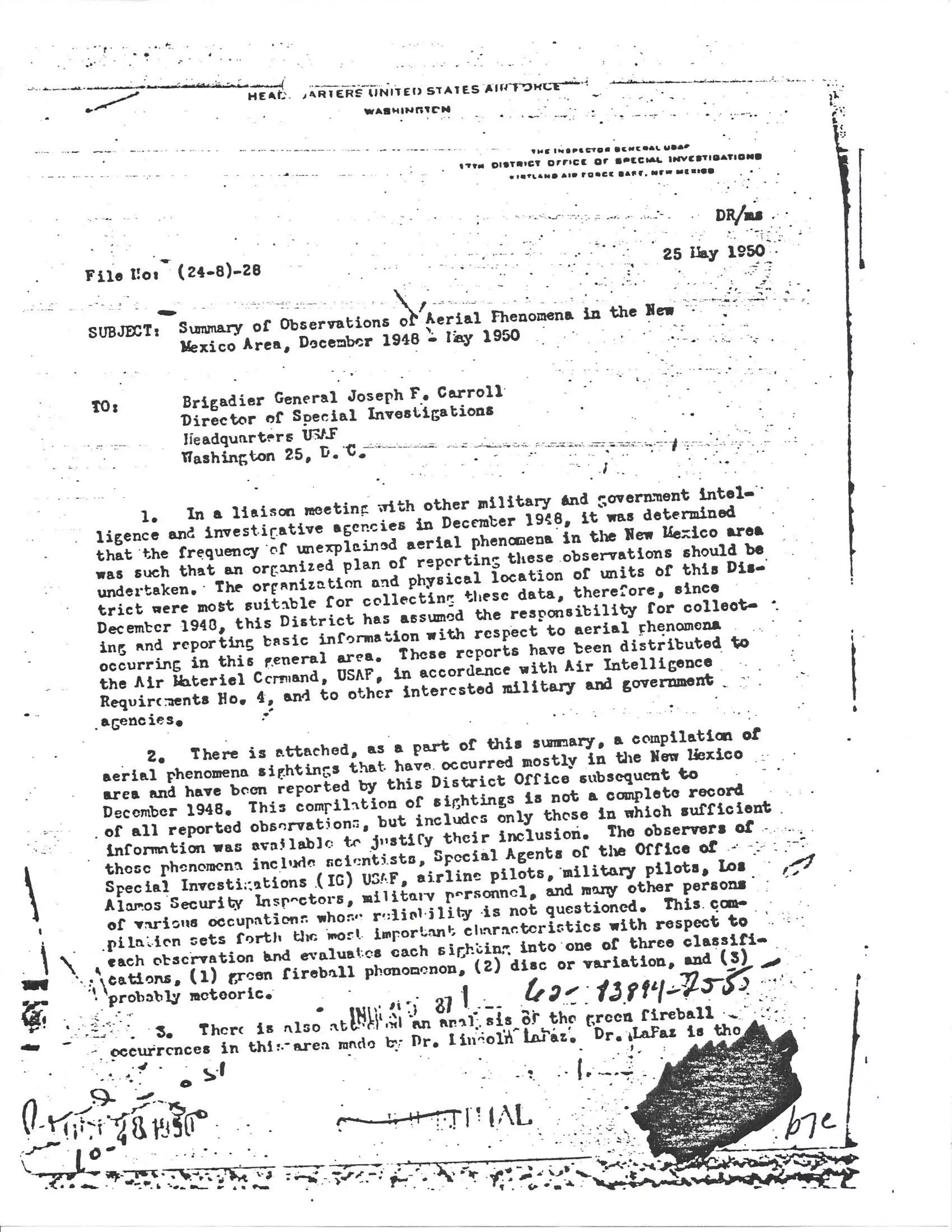 Fbi doc may 25, 1950 | PDF