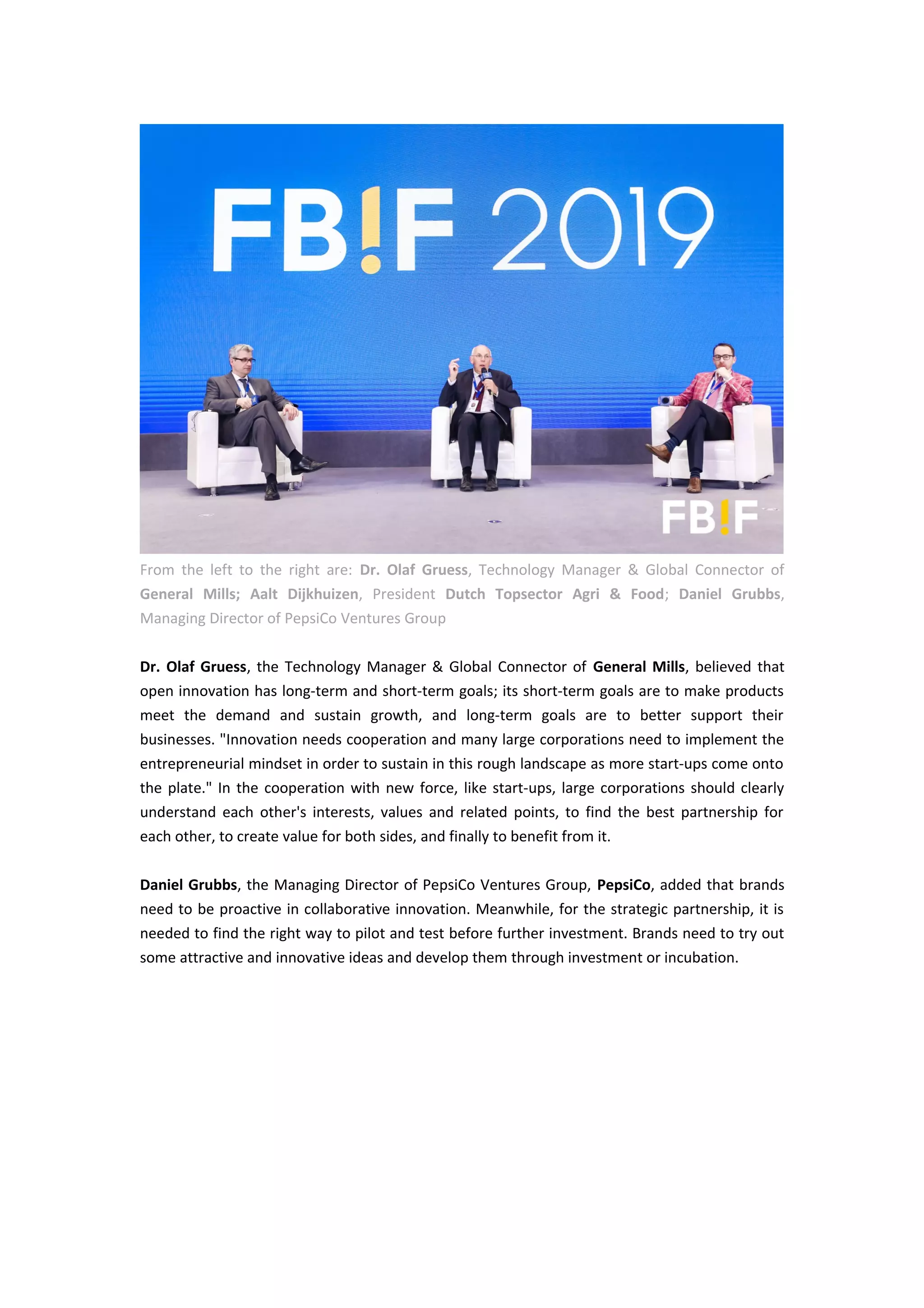 FBIF 2019 successfully held in Hangzhou | PDF