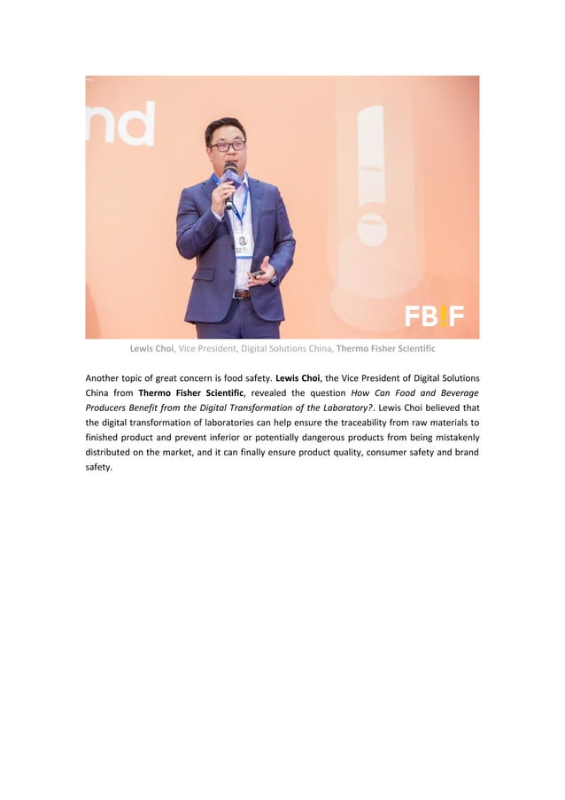 FBIF 2019 successfully held in Hangzhou | PDF