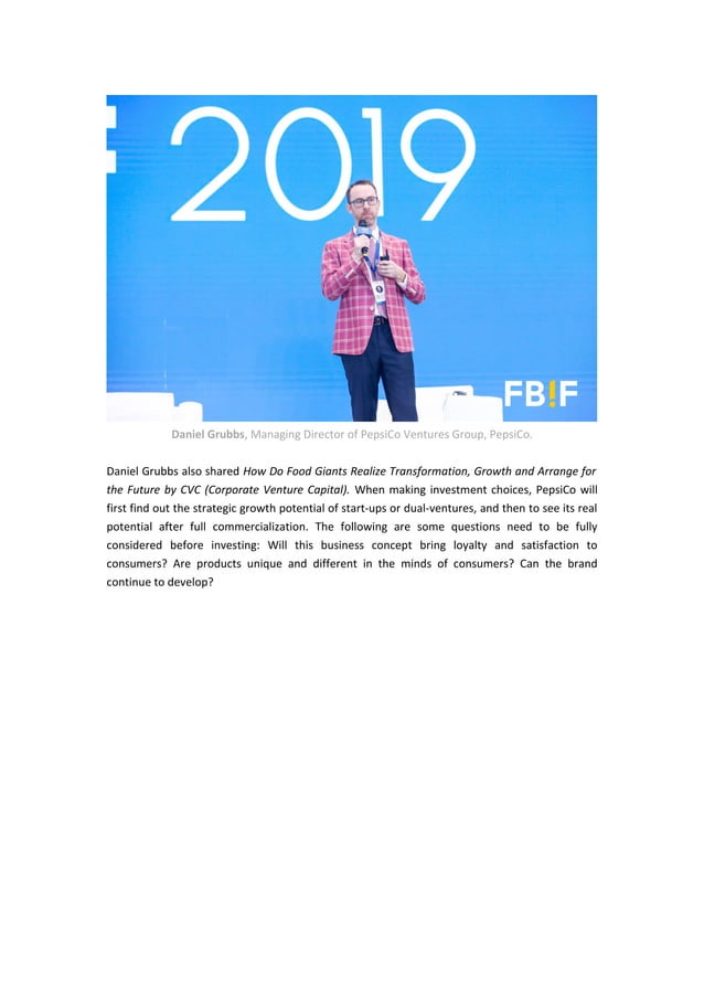 FBIF 2019 successfully held in Hangzhou | PDF