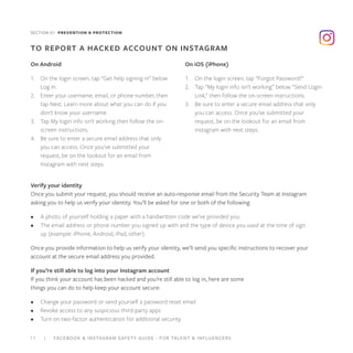 Facebook & Instagram Safety Guide | PDF | Social Networking | Internet