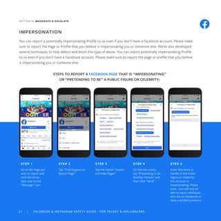 Facebook & Instagram Safety Guide | PDF | Social Networking | Internet