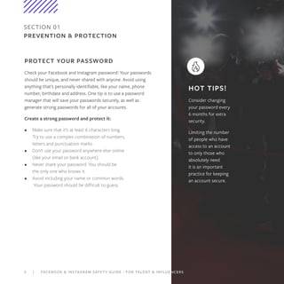 Facebook & Instagram Safety Guide | PDF | Social Networking | Internet