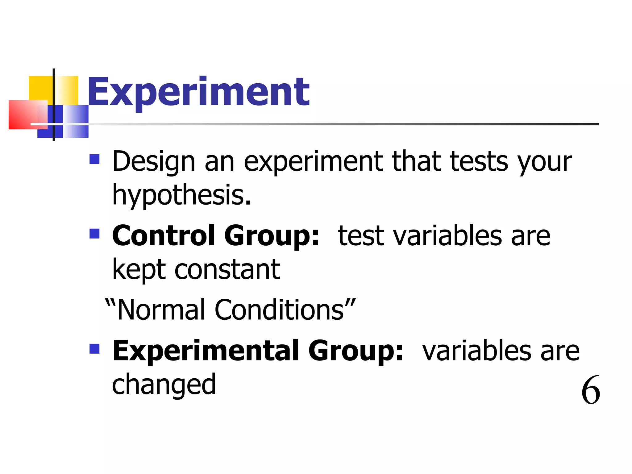 Biology Scientific Method | PPT