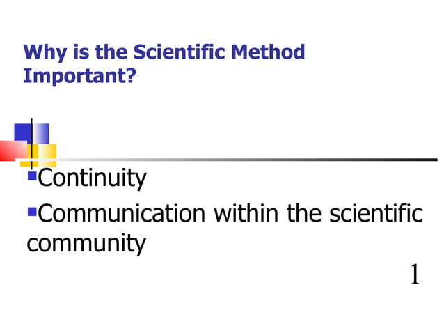 Biology Scientific Method | PPT | Biological Sciences | Science