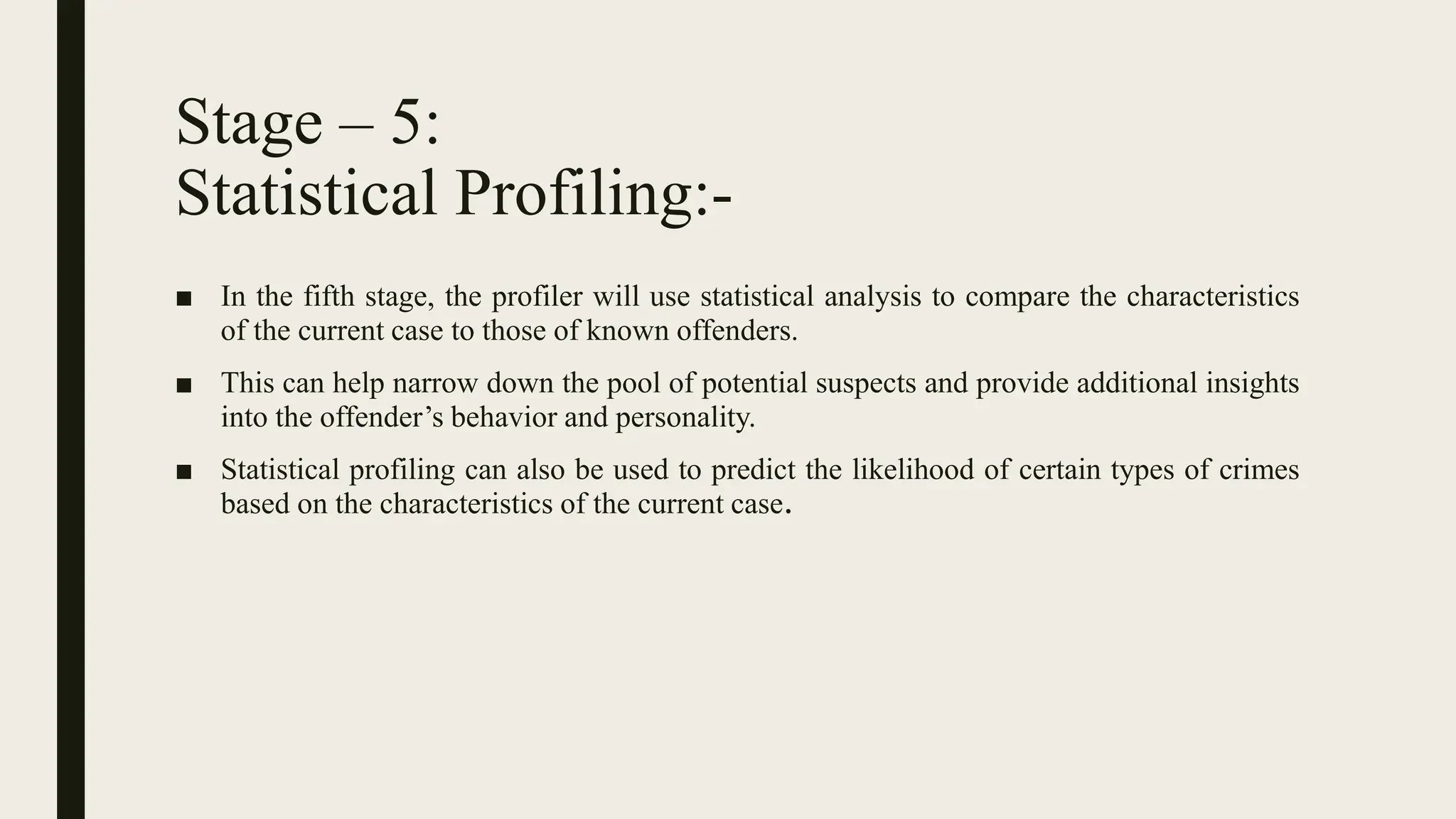 Fbi Profiling Forensic Psychology Pptx