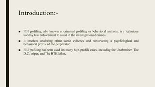 FBI Profiling - Forensic Psychology.pptx