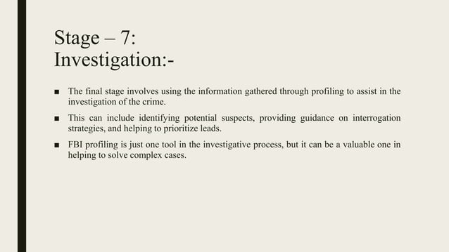 FBI Profiling - Forensic Psychology.pptx