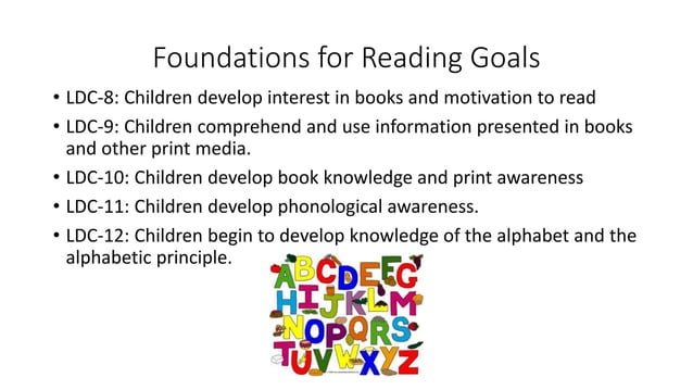 Foundations for reading and writing | PPTX