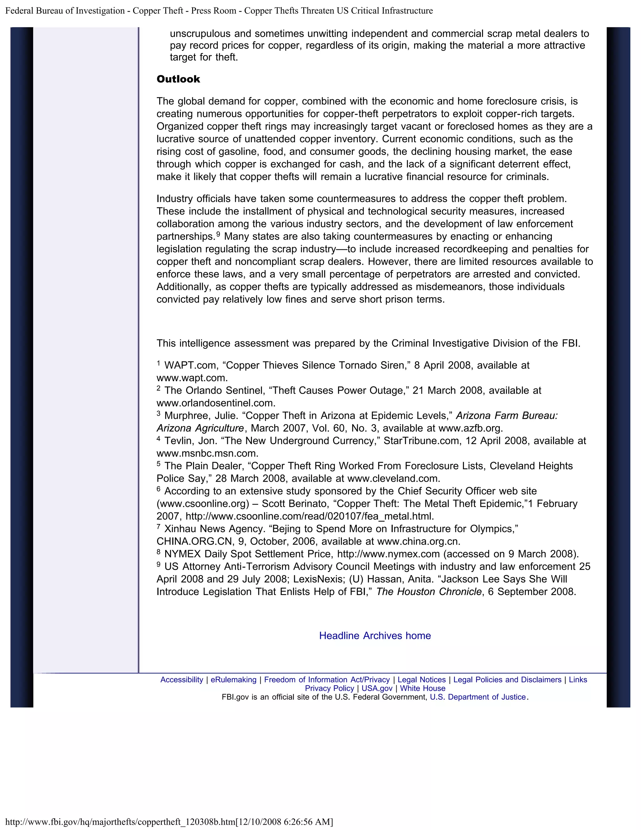 Fbi report for_cooper_theft | PDF | Crime & Harmful Acts to Individuals ...