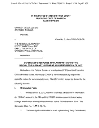 Fbis response-to-gawkers-motion-for-summary | PDF