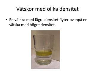 Lena Koinberg | FBK Fysik: Densitet | PPT