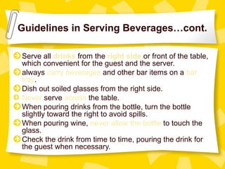 F&b l1 m5 05.03 prepare hot beverages | PPT