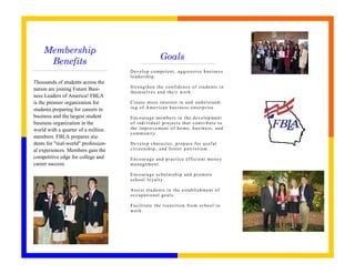 FBLA Brochure | PDF