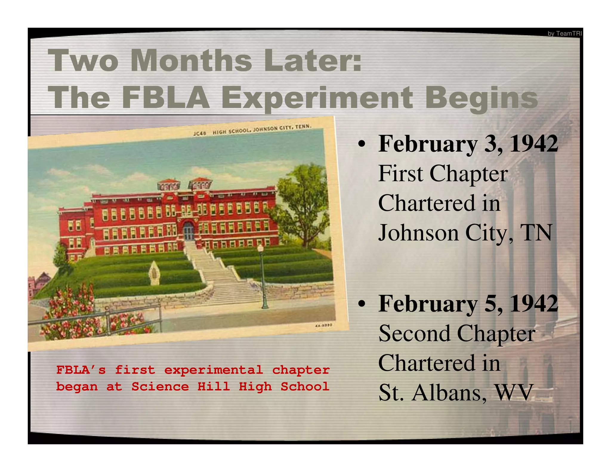 FBLA-PBL History: Celebrating 70 Years! | PDF