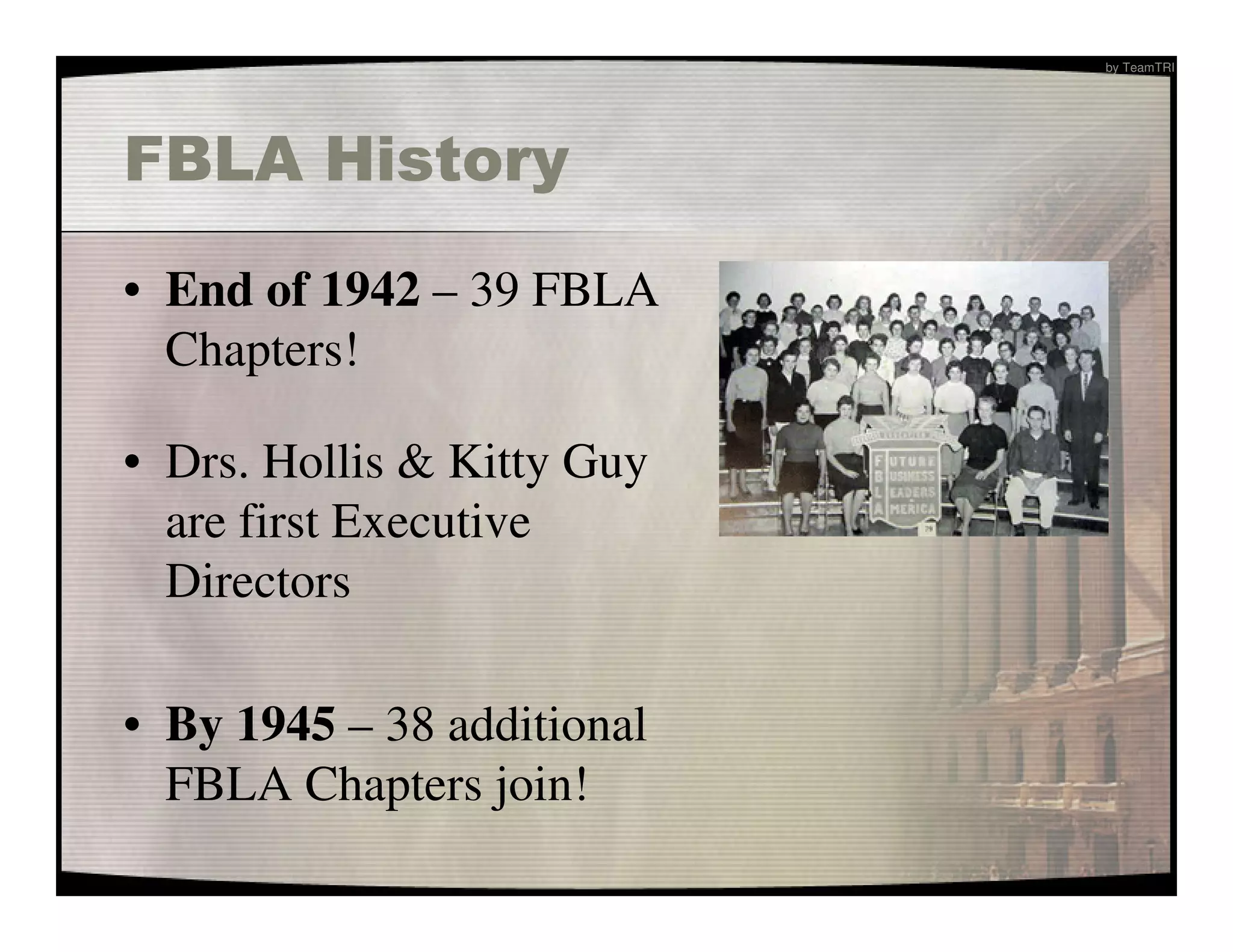 FBLA-PBL History: Celebrating 70 Years! | PDF