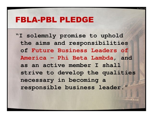 FBLA-PBL History: Celebrating 70 Years! | PDF