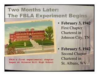 FBLA-PBL History: Celebrating 70 Years! | PDF