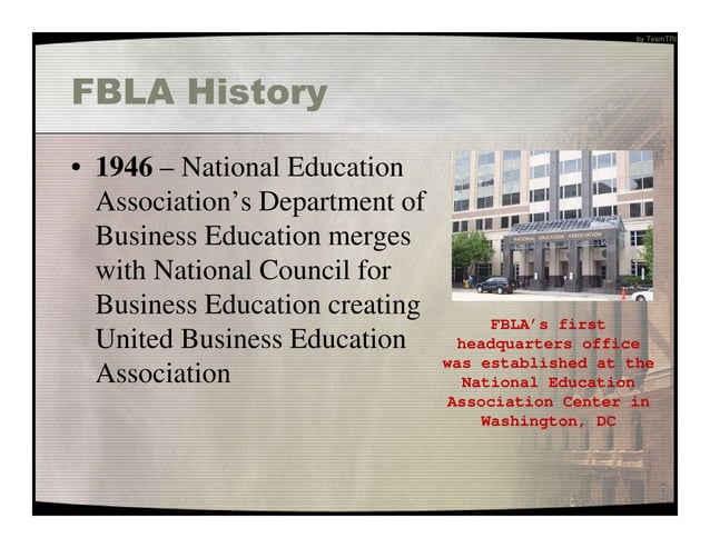 FBLA-PBL History: Celebrating 70 Years! | PDF