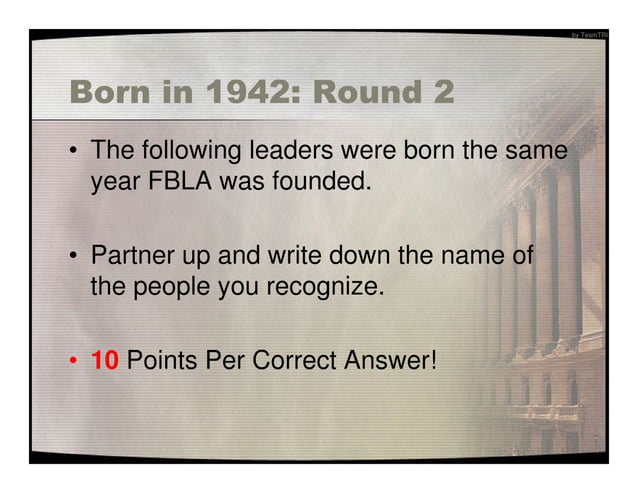 FBLA-PBL History: Celebrating 70 Years! | PDF