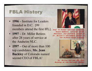 FBLA-PBL History: Celebrating 70 Years! | PDF